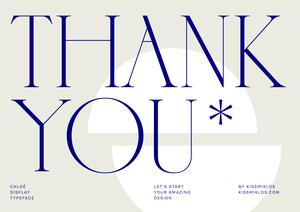 kissmiklos.com Chloé typeface