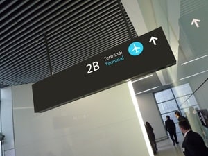 kissmiklos.com Budapest airport Terminal2 Signage